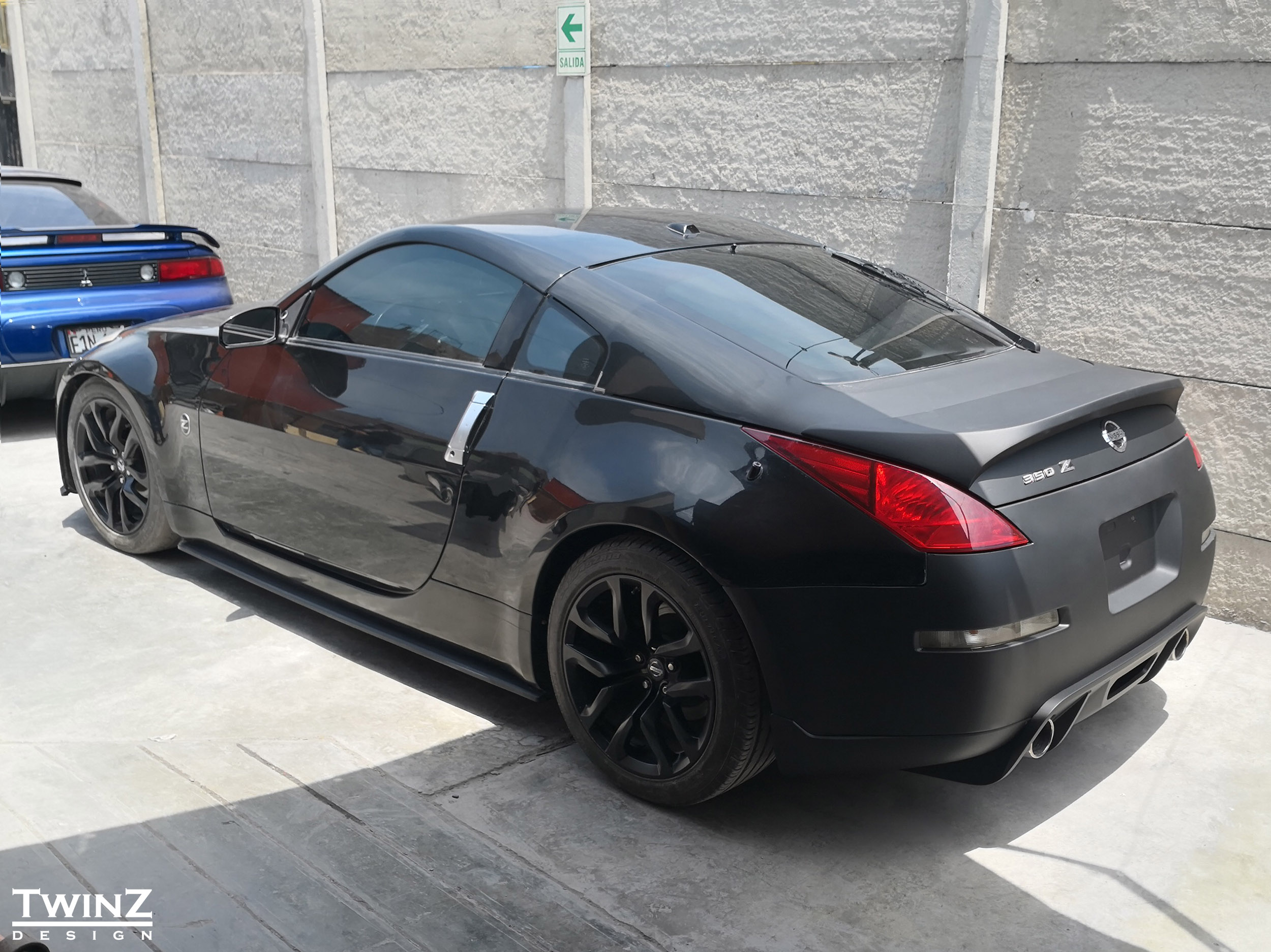350z Rear Diffuser Type 1 For Oem Bumper Twinz Design